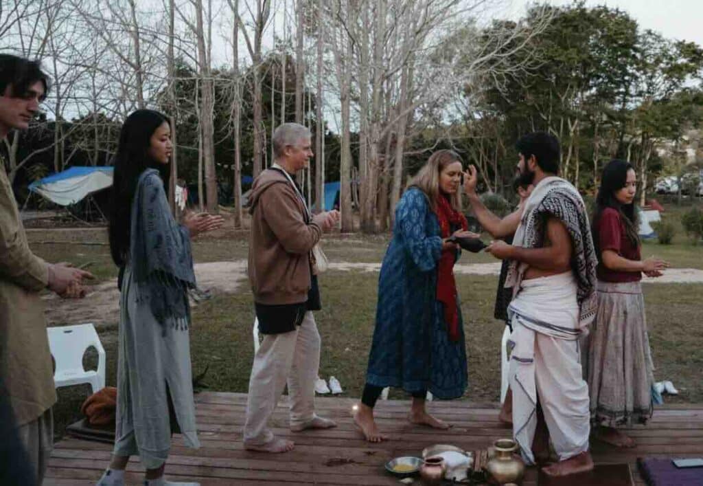 Sacred Vedic 'Fire Yagna' Ceremony